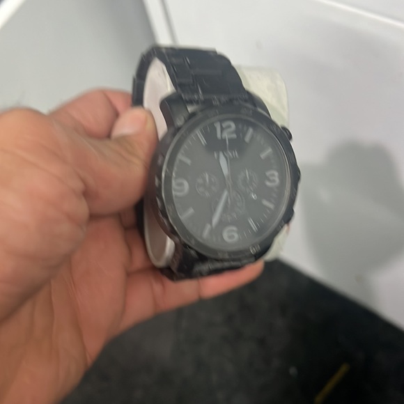 Fossil | Accessories | Fossil Mens Watch All Black Stainless Steel ...